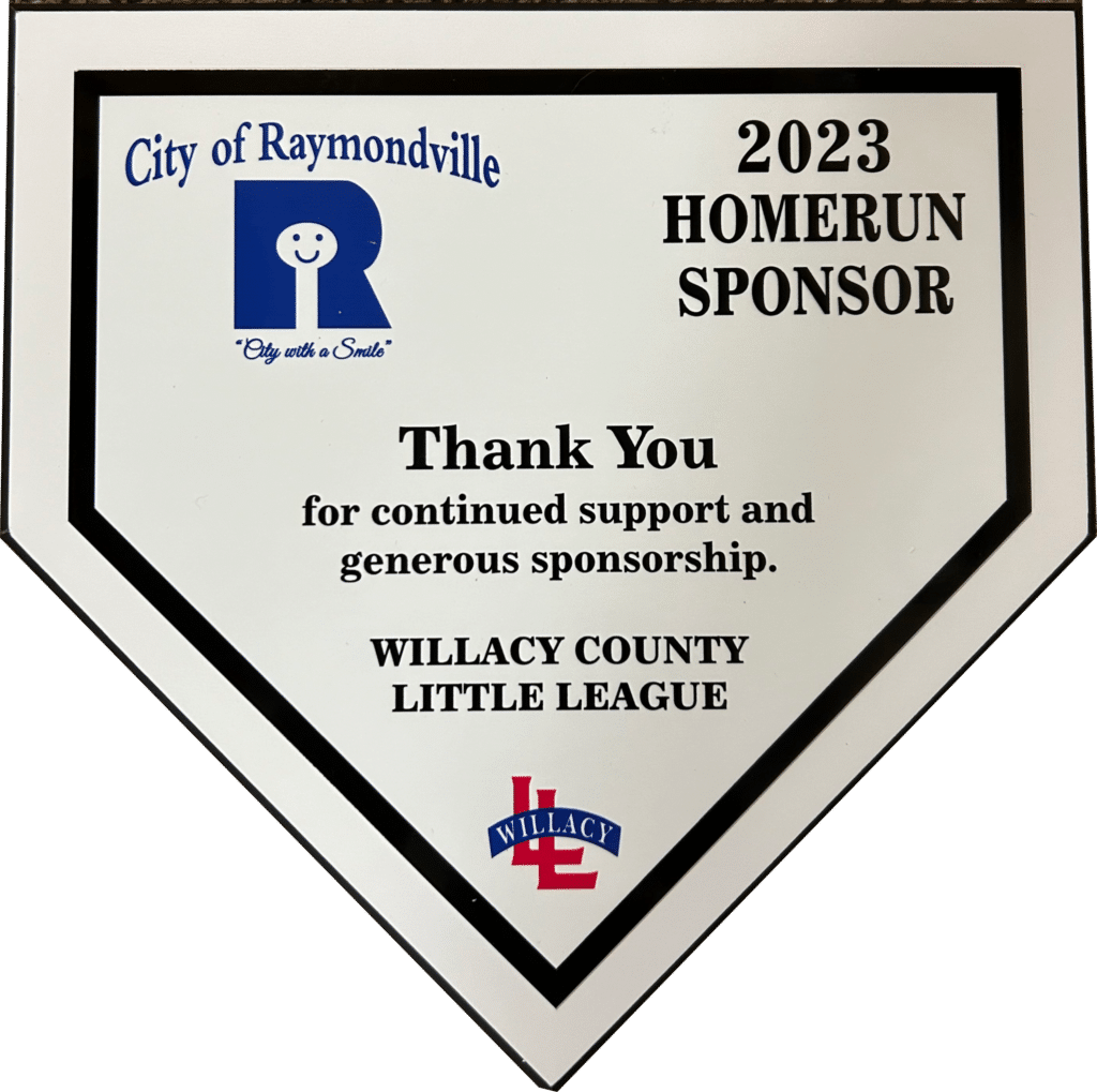 Home Plate Plaque - VALLEY TROPHIES, LLC
